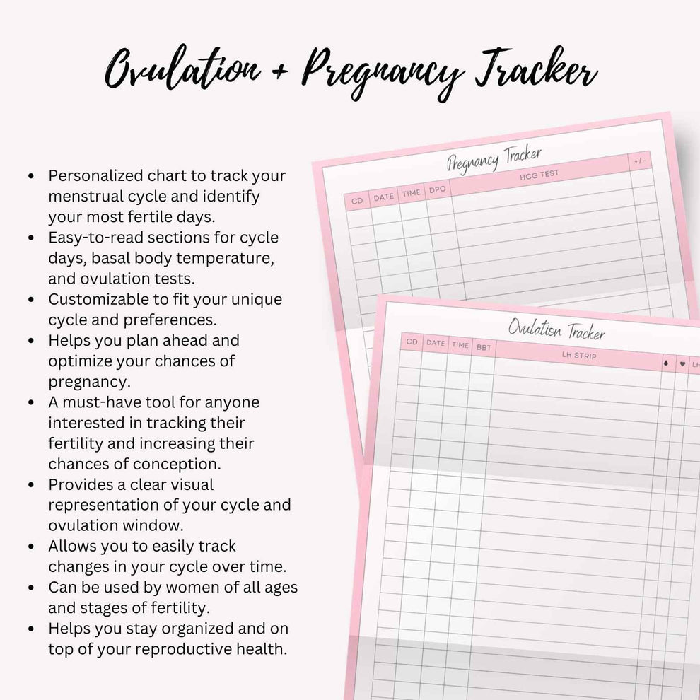Digital Download Ovulation and Pregnancy Tracker – Inseminmate